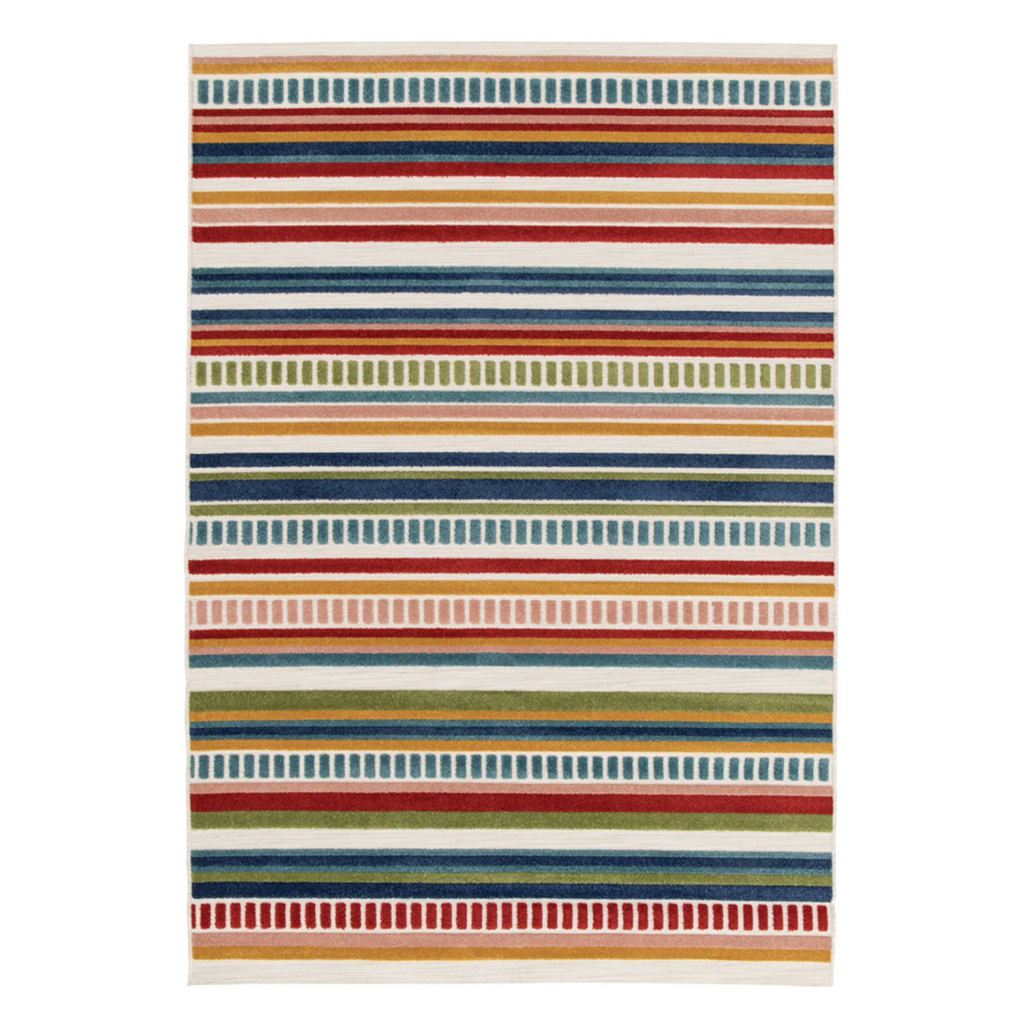 Tapis enfant à rayures 80 x 150cm. tapis intérieur/extérieur ...