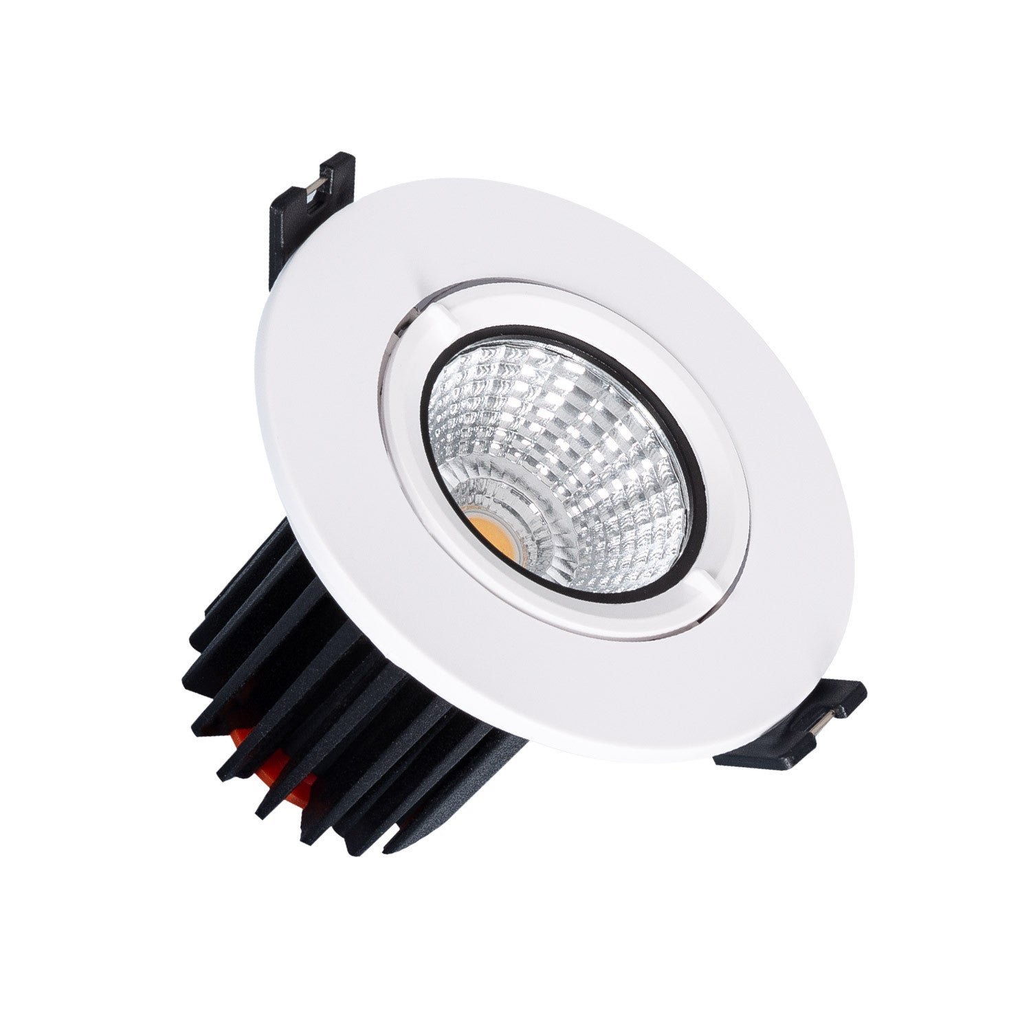 Spot Downlight LED Rond 10W Coupe Ø 70 mm 4000K 55º Blanc neutre ...