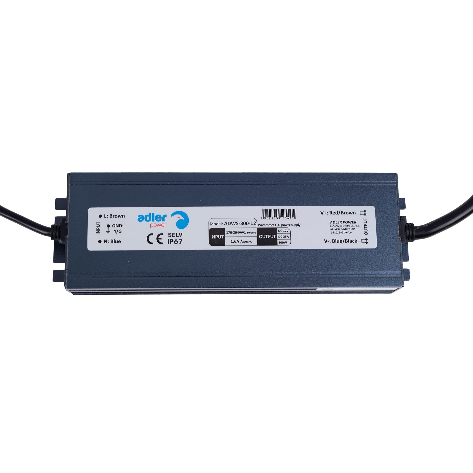 Alimentation LED étanche 12V - 300W - IP67 - 25A | Leroy Merlin