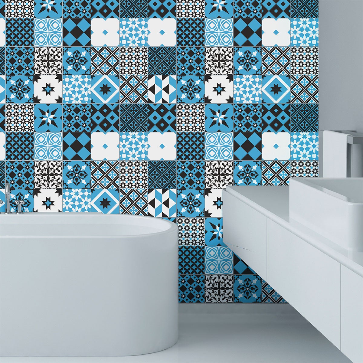 Stickers Carrelage Douche