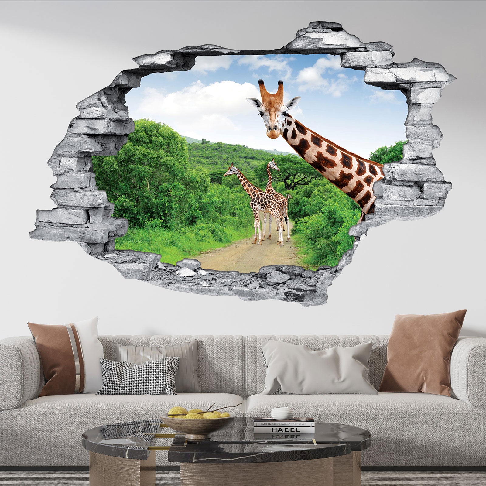 Pochoirs Muraux Trompe L Oeil