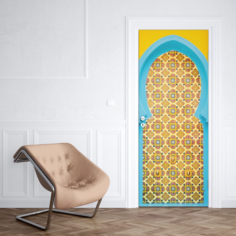 Sticker Porte Orientale Zellige - 204 x 83 cm | Leroy Merlin