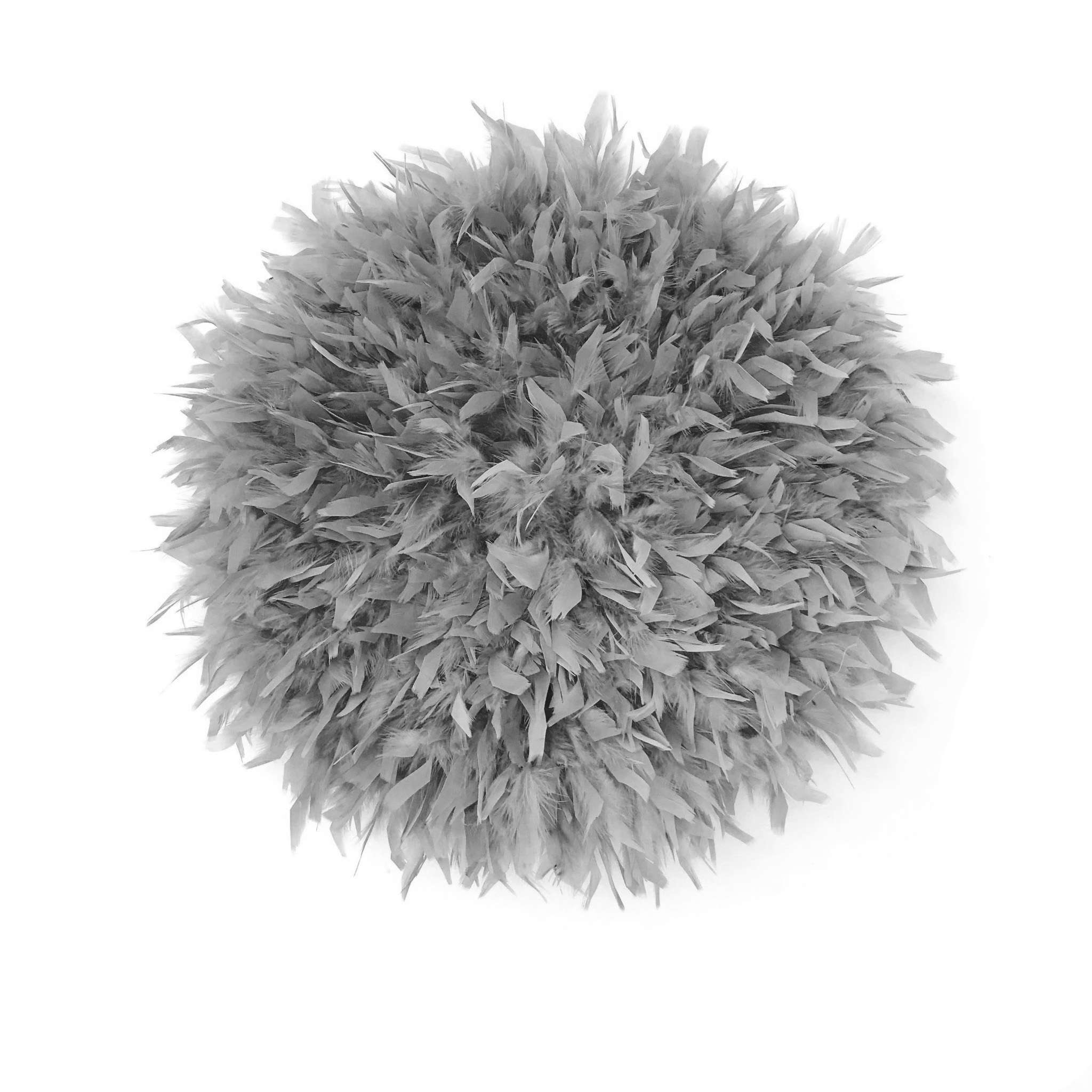 Juju Hat decoración de pared con plumas - JUJU gris claro 90 cm | Leroy ...