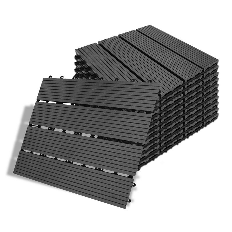 22x terraza compuesta Efecto de madera compuesto esclavos de jardín en ...