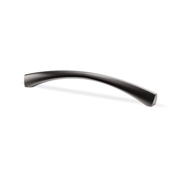 Poignée de meuble ark - Décor : Noir - Entraxe : 256 mm - Hauteur : 35 ...