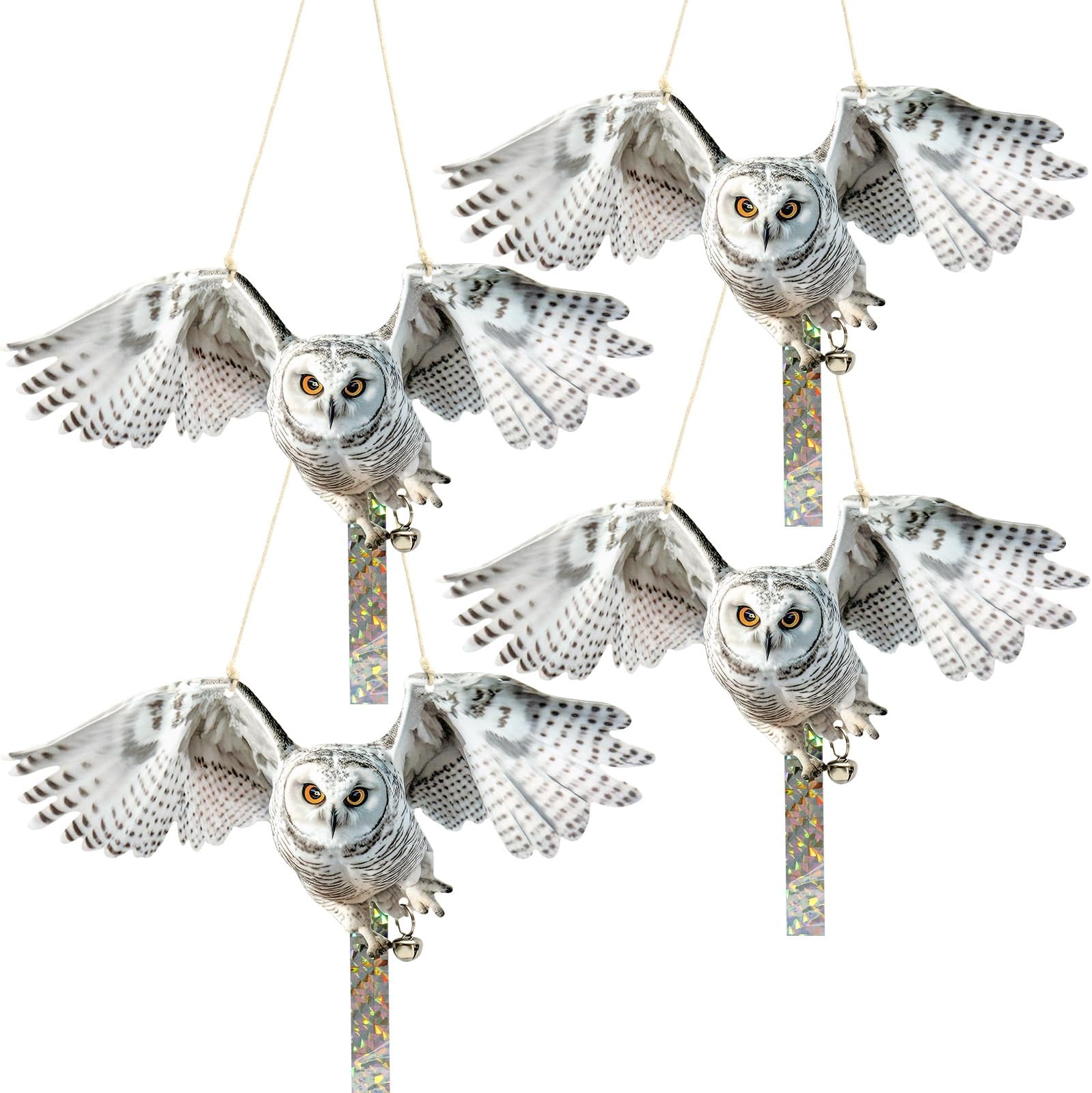 Búho artificial para mantener alejados a los pájaros, decoración ...