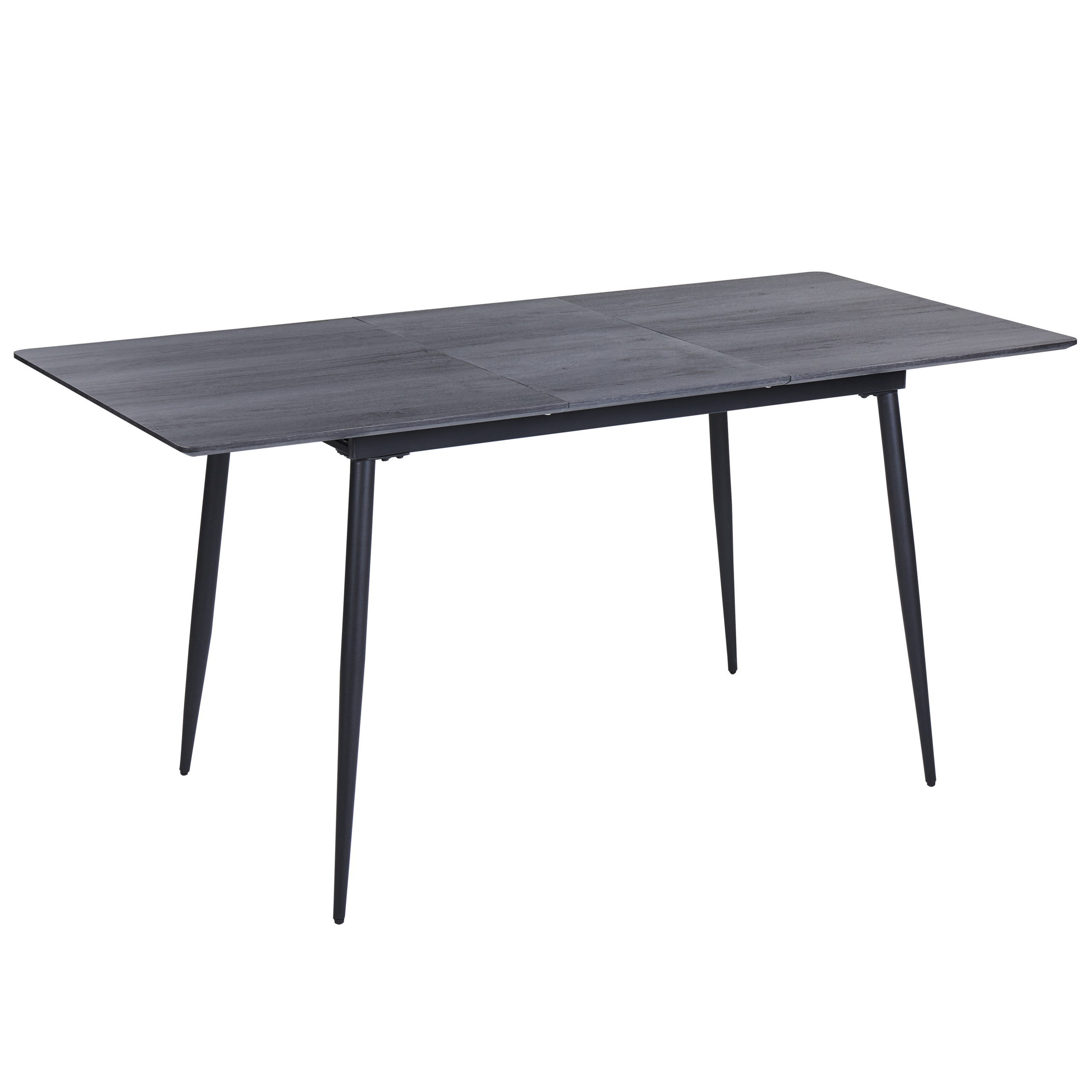 Table de salle à manger extensible GELANDA Gris 120/160 cm 80 cm ...