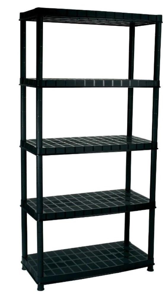 Étagère de rangement en plastique 5 couches de haute qualité 91X45X185 ...