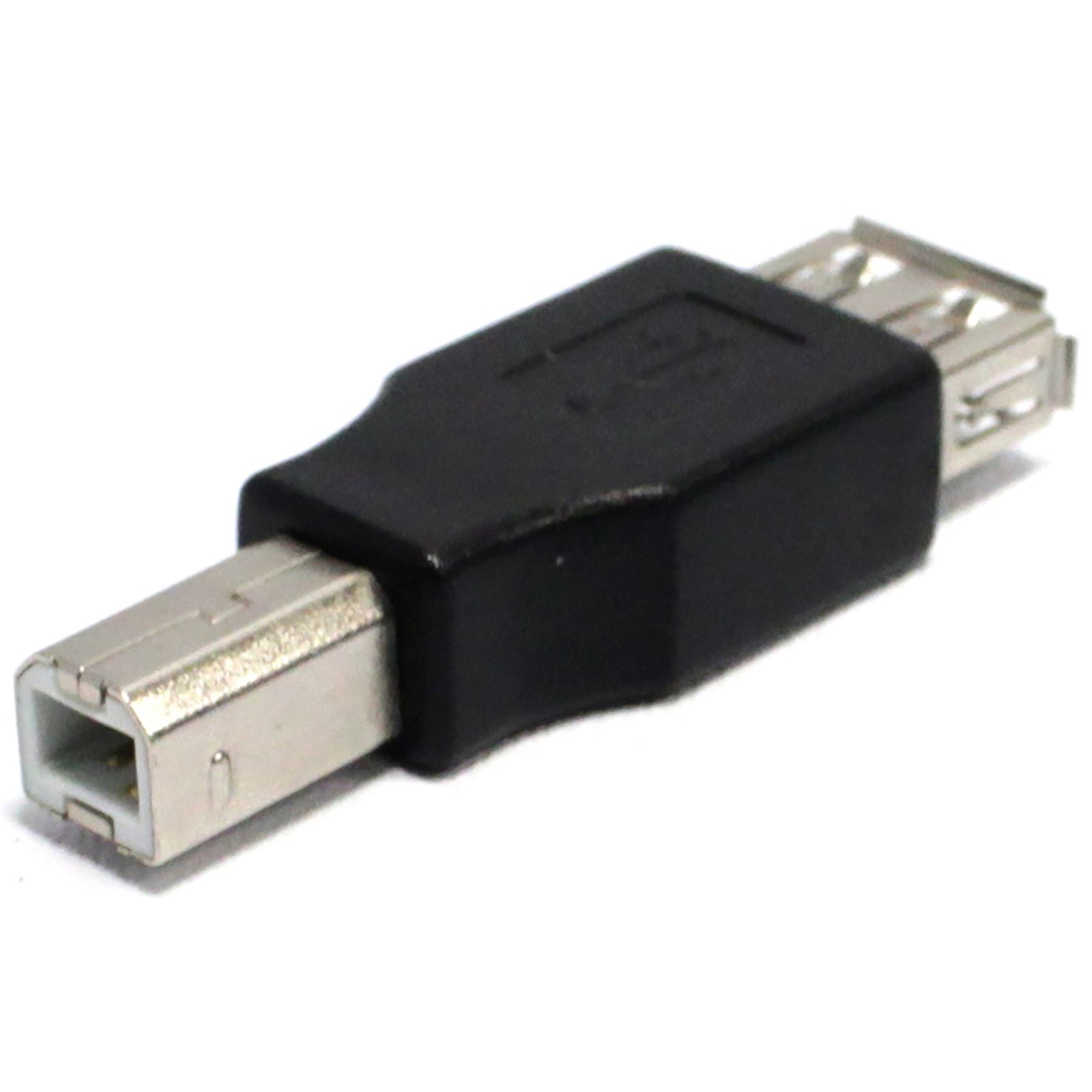 Adaptateur USB type A femelle vers USB type B mâle en noir | Leroy Merlin