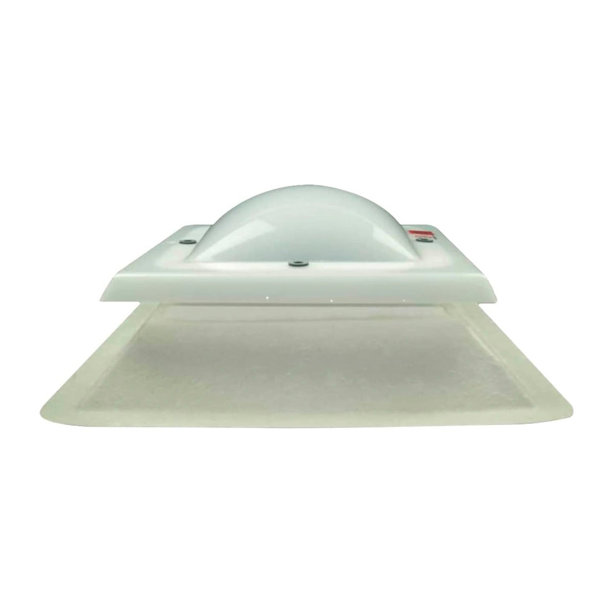Claraboya Cuadrada Fija Bivalva - AxB = 110 x 110 cm - Incluye Cúpula ...