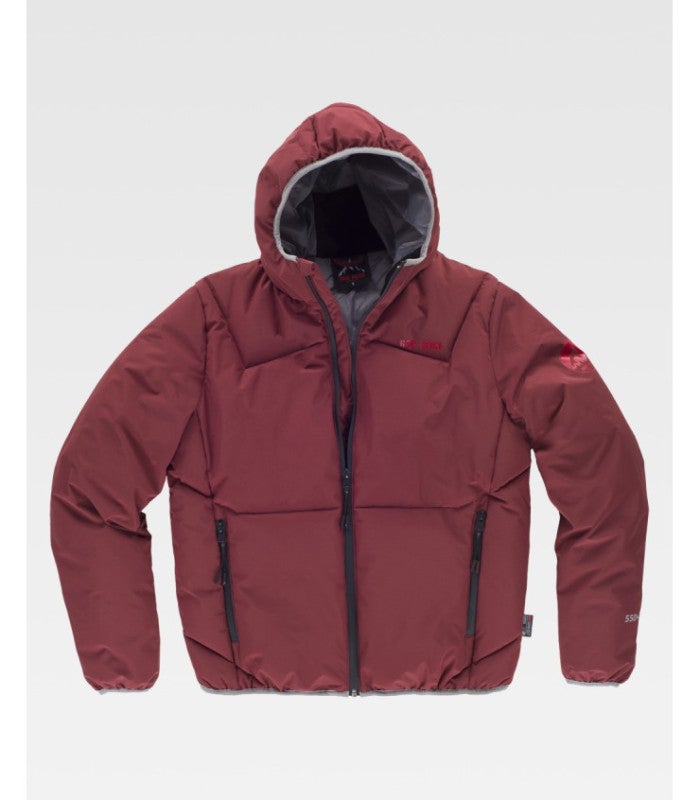 Parka acolchada GÏLLDUM de capucha con finas costuras decorativas ...