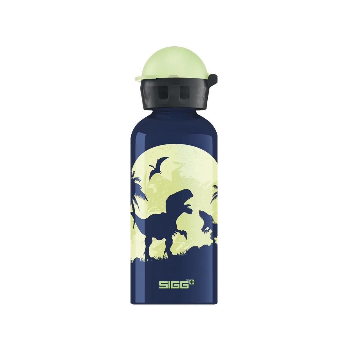 SIGG Kids Water Bottle Glow Moon Dinos termo 0,4 L Azul, Amarillo ...