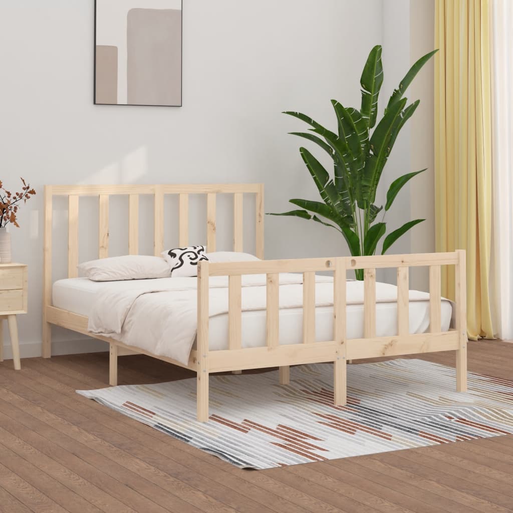 Estructura de cama madera maciza 120x200 cm | Leroy Merlin