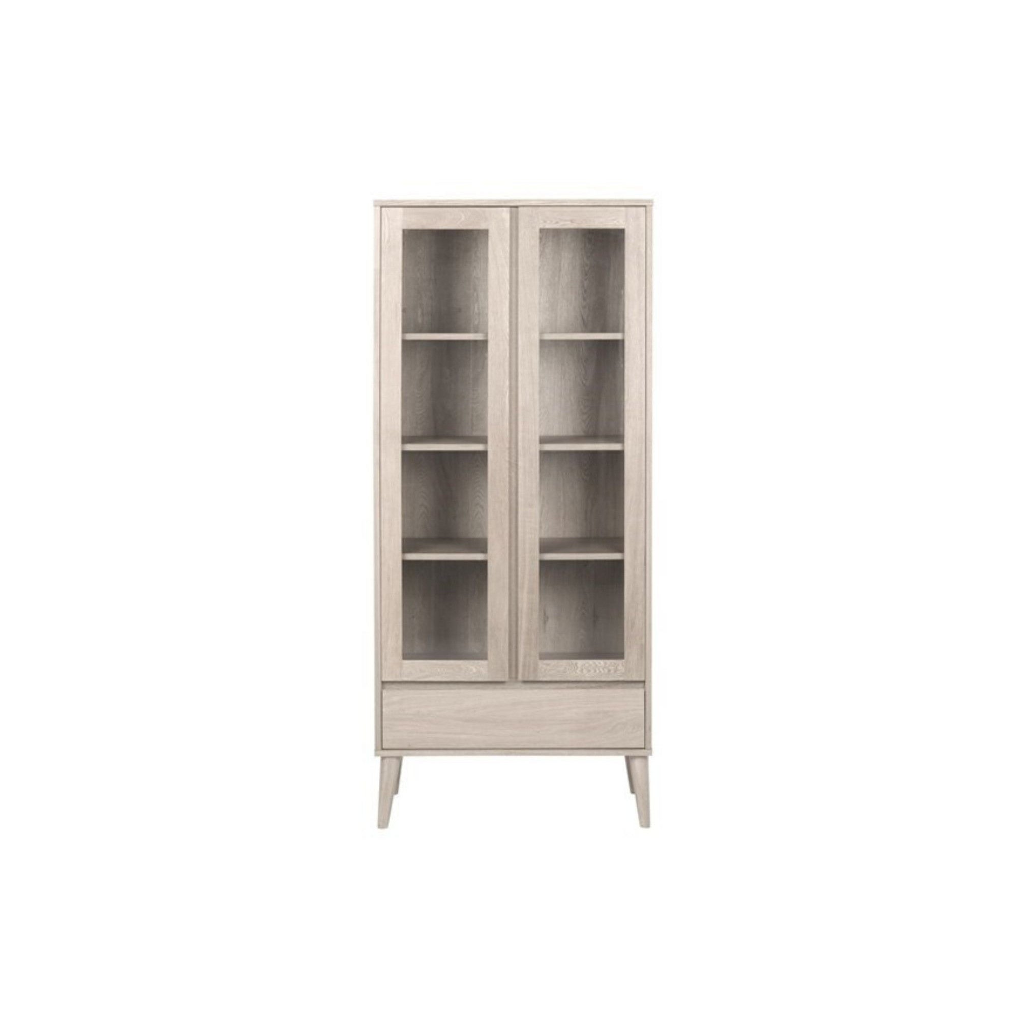 Vitrine en bois clair - NOGANA | Leroy Merlin