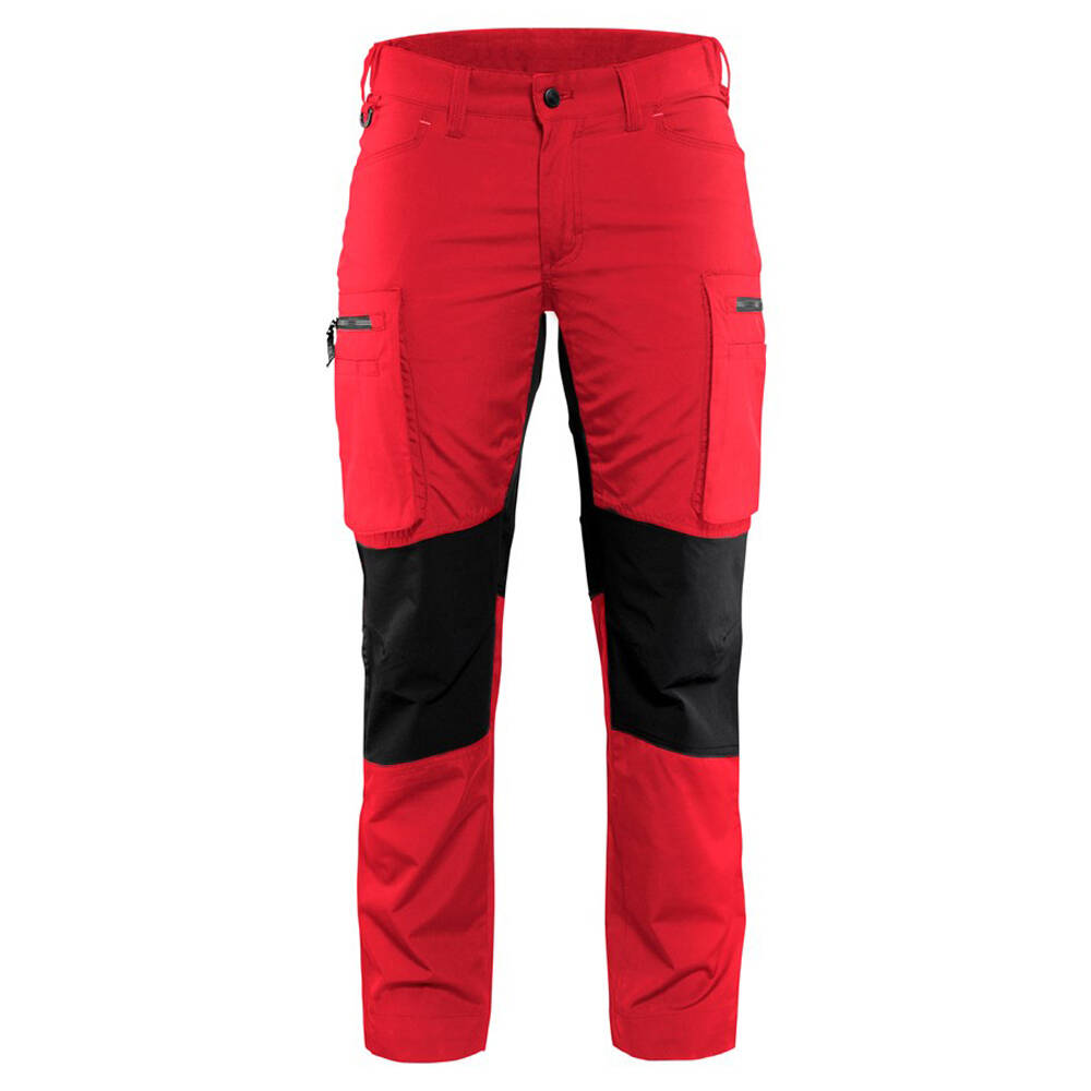Pantalon de travail services stretch femme Blaklader polycoton Rouge ... Pantalon de travail services stretch femme Blaklader polycoton Rouge ...