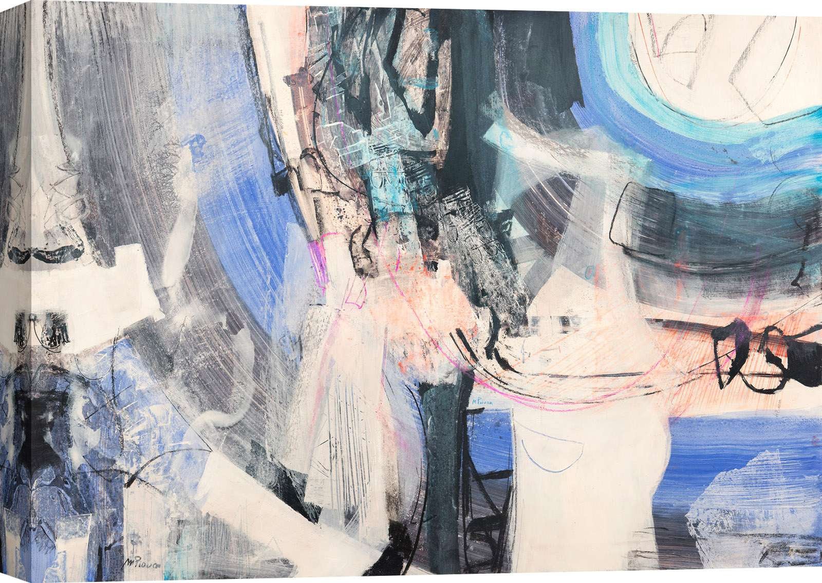 Pintura abstracta moderna - impresión sobre lienzo - Maurizio Piovan ...