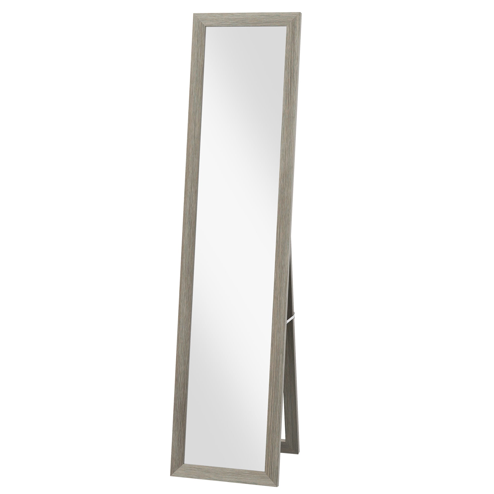 HOMCOM Specchio Verticale da Parete o da Terra con Cornice in MDF ...