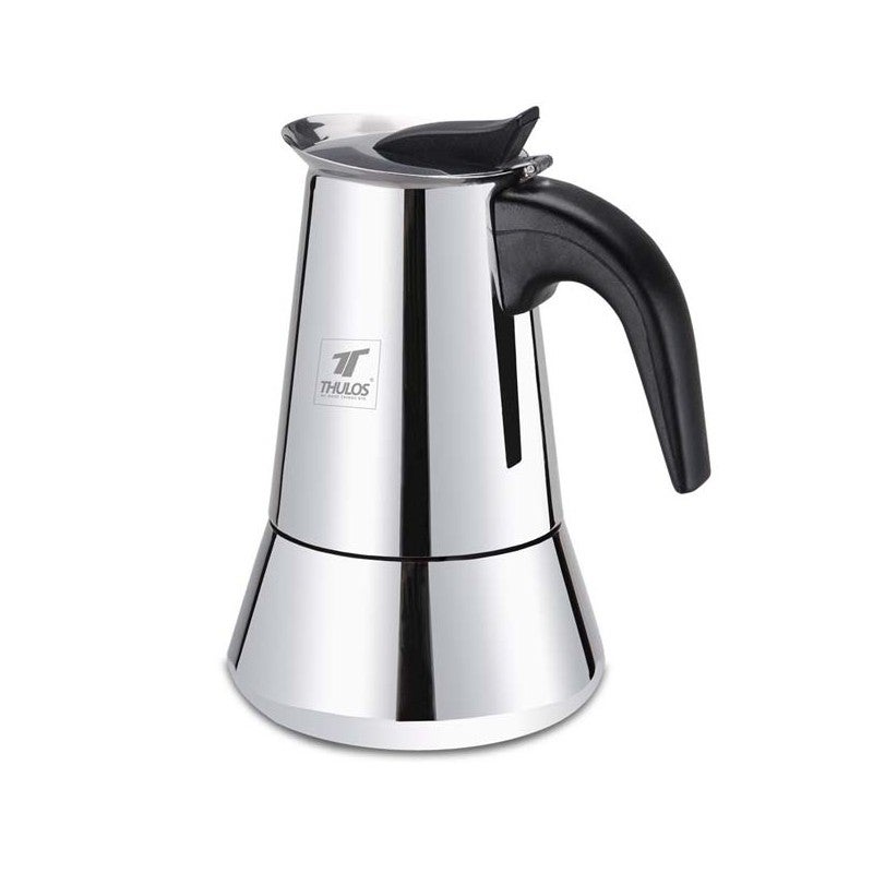 Cafetera Acero Inoxidable | Cafetera Italiana 4 Tazas Inducción ...
