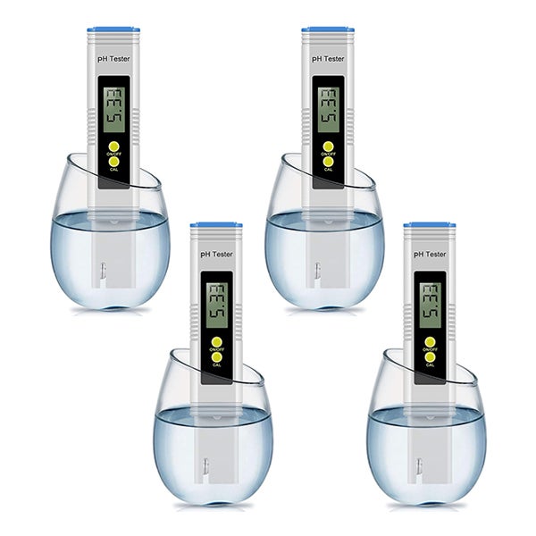 4 PH Meter, Digital PH Meter, PH Meter for Water, PH Tester 0.01 PH ...