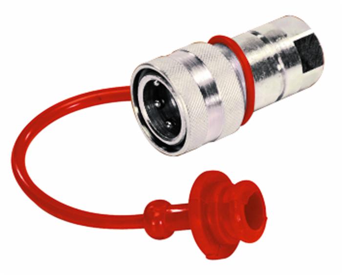 Tappo Parapolvere Rosso Innesti Femmina M1/4" | Leroy Merlin