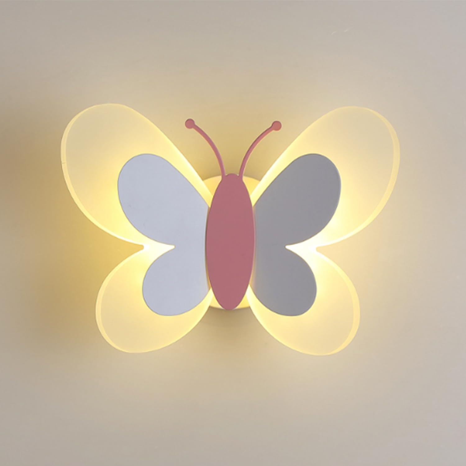 Applique Murale LED Papillon 16W,Lampe d'Ambiance Moderne en Acrylique ...