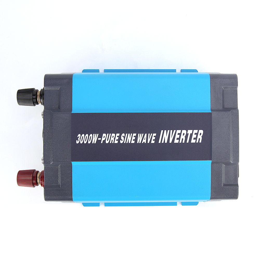 Convertidor de 3000W CC 12V a CA 220V Convertidor de voltaje del inversor de onda sinusoidal ...