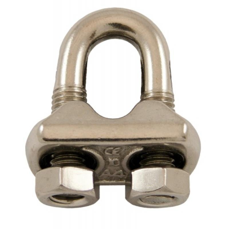 Serre-câbles à étrier inox diamètre câble 3/4 mm en boîte de 5 | Leroy ...