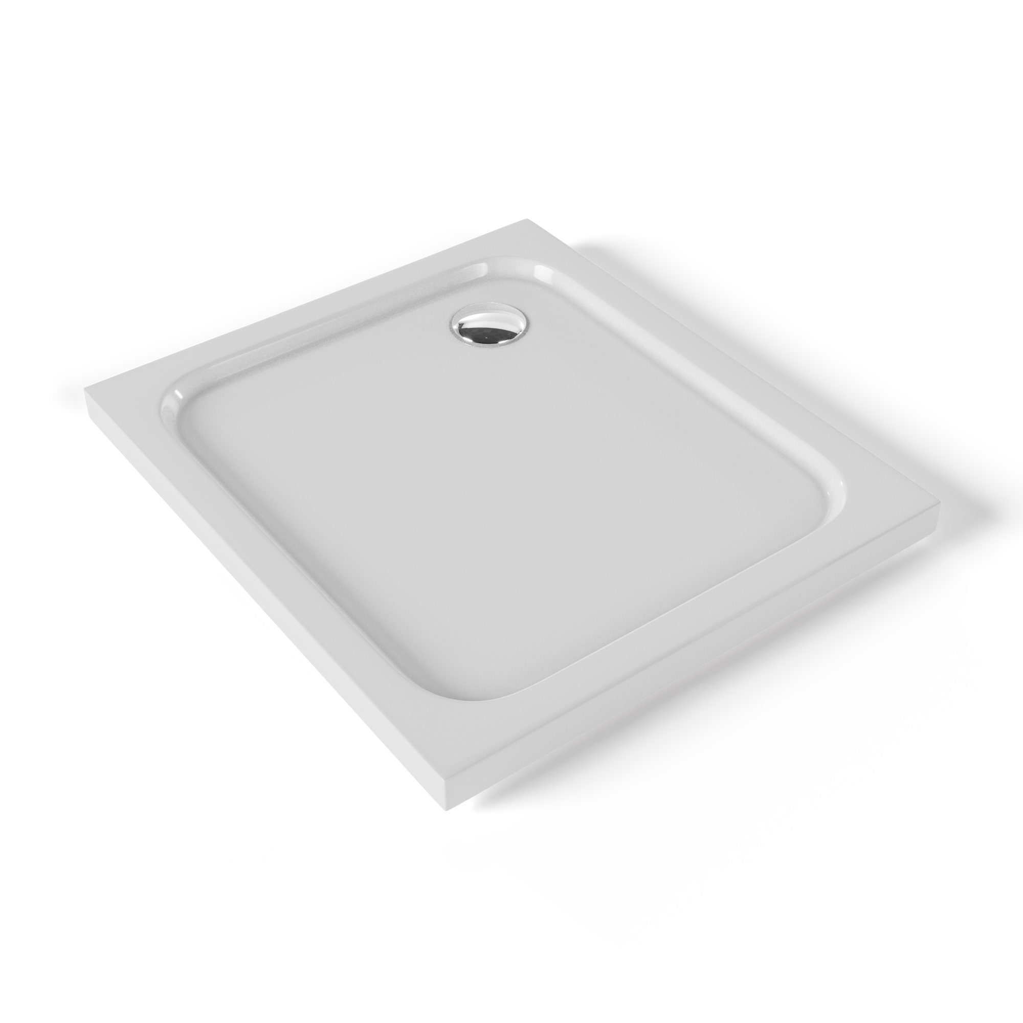 Plato de Ducha Plano SHIMMER SMOOTH 70x80 cm - Acrílico Blanco ...