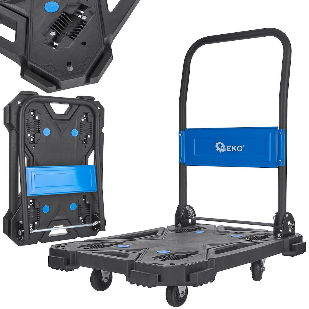 Chariot Plateforme Modulable 150 Kg Premium Polypropylène PP Acier PU ...