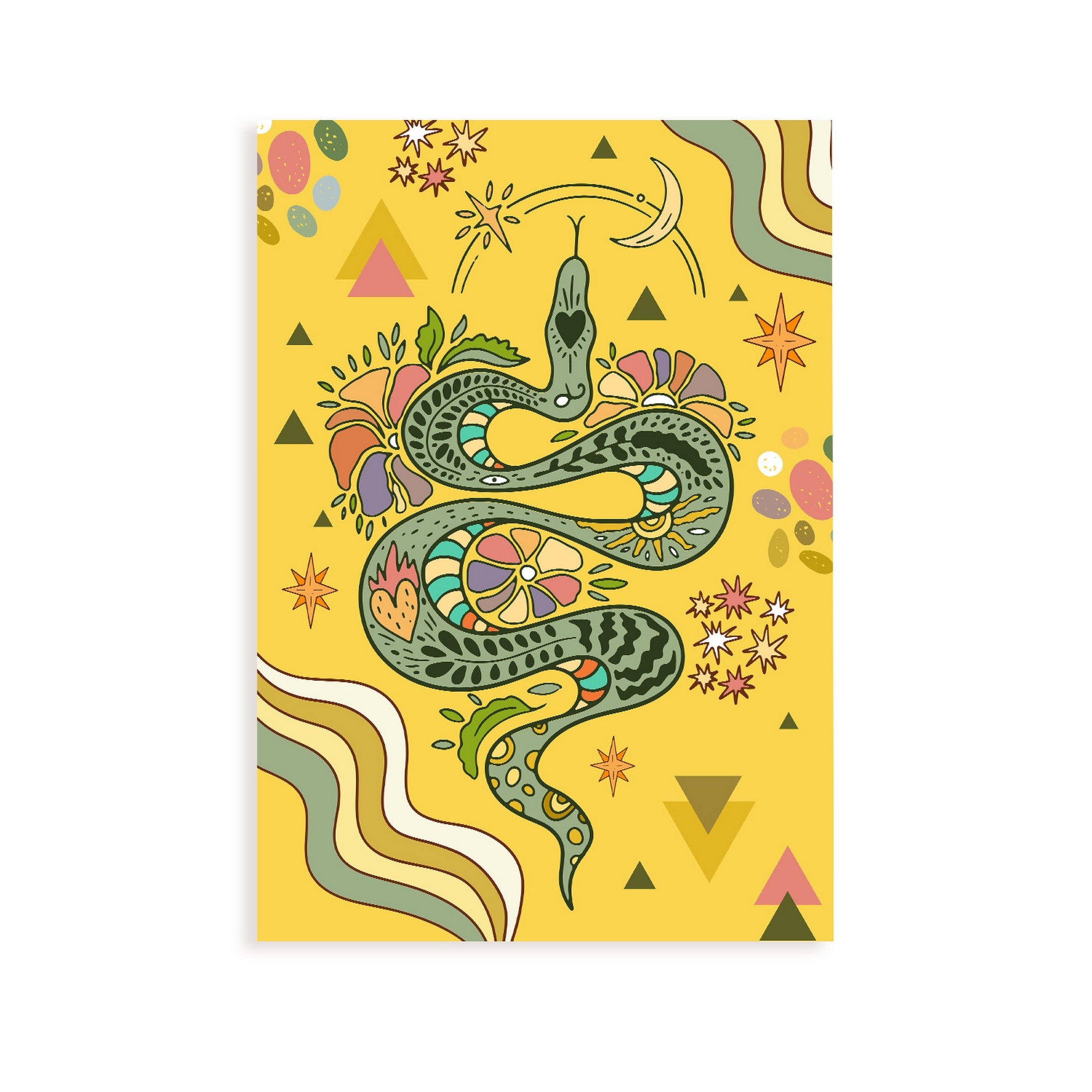 Lámina Poster De Serpiente Cuadros Decorativos Para Tu Salón Dormitorio ...