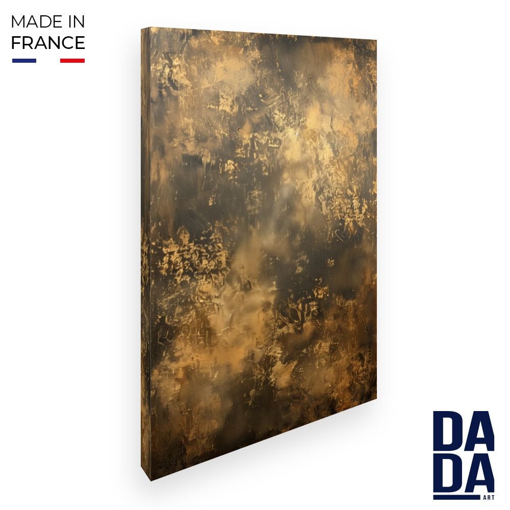 Toile murale Texture dorée mystérieuse / 75x112cm / Fabriqué en France ...