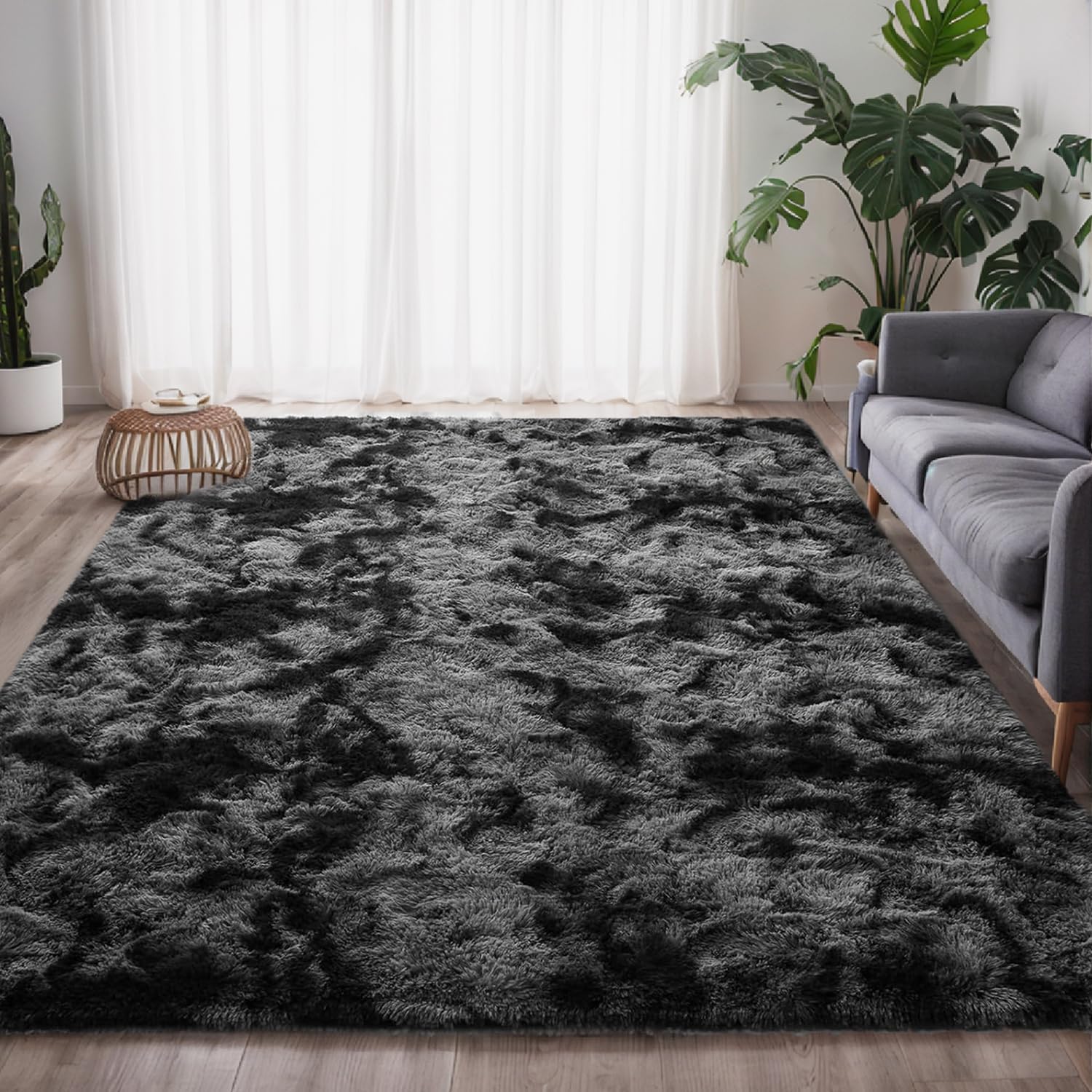 Tapis Salon Gris Fonce