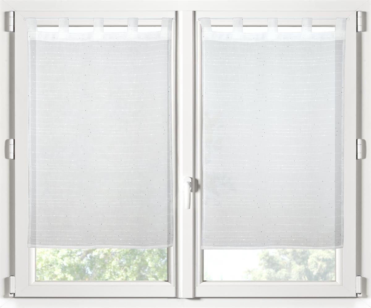 PAIRE DE BRISE BISE CELIAN BLANC 60X90 cm | Leroy Merlin