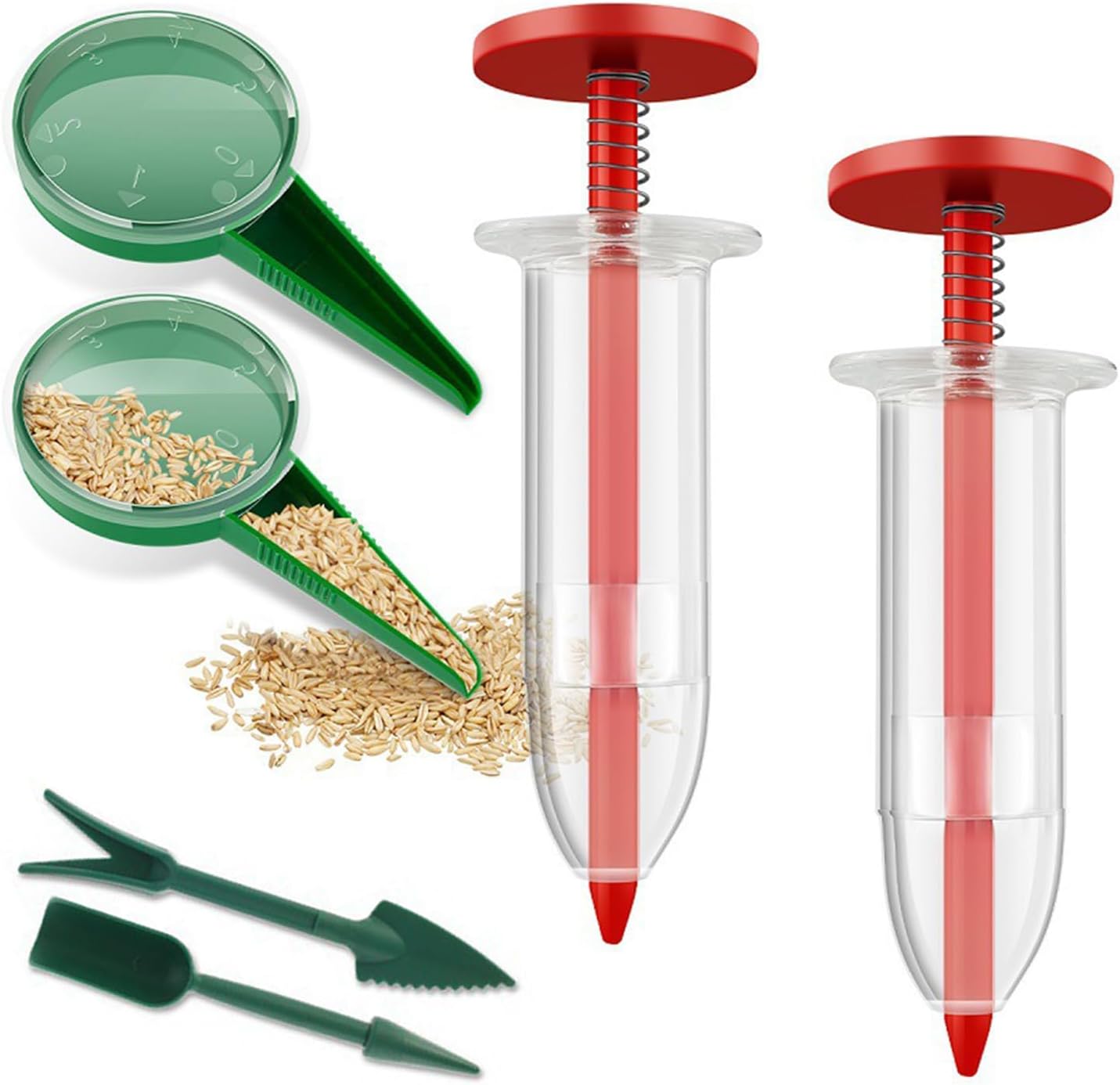 Distributeur de Graines,6 Pcs Mini Semoir Semences,Outil de Semoir de ...