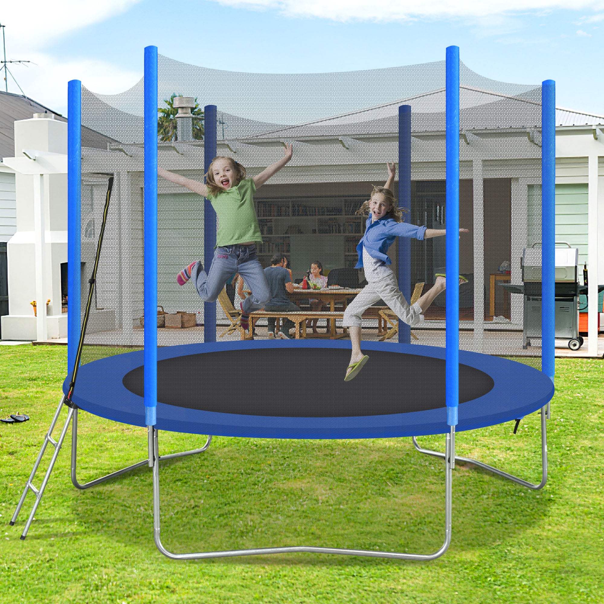Trampoline pour enfants, ensemble de trampoline, trampoline de jardin ...