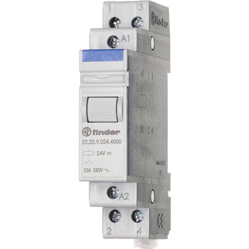 Finder 22.22.9.048.4000 Relais industriel Courant de commutation (max.): 20 A 2 NO (T) 1 pc(s ...
