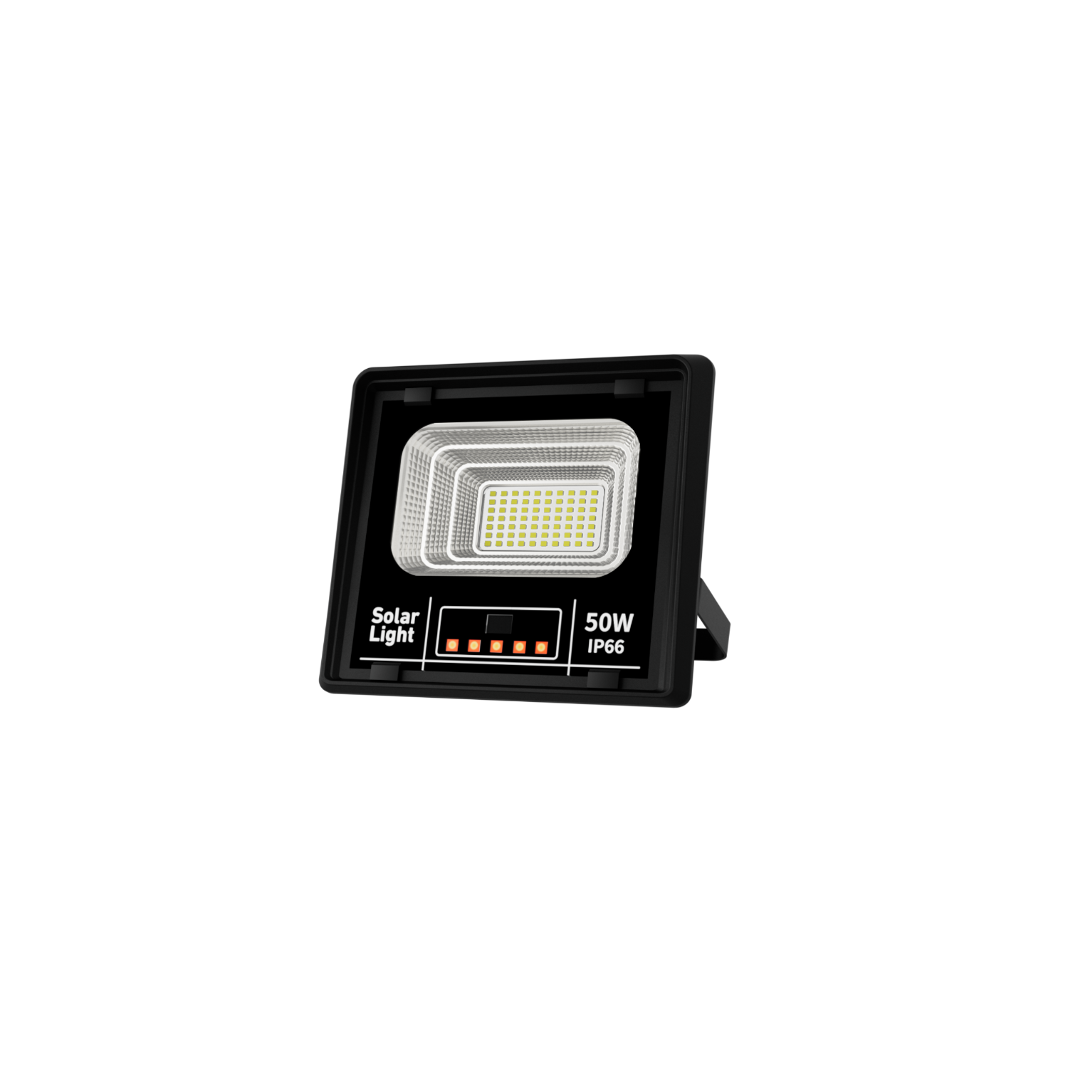 Reflector Solar LED 50W, panel policristalino, batería LiFePO4, control ...