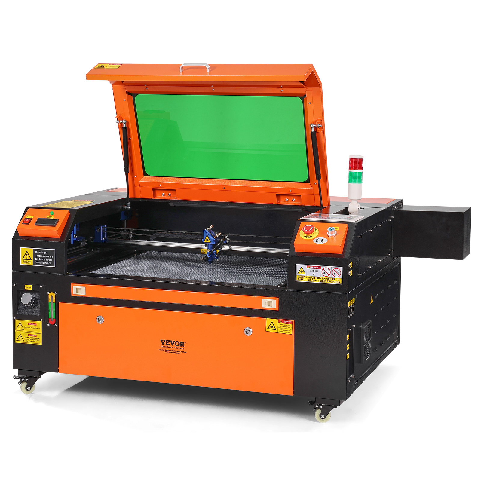Graveur Laser CO2 80W VEVOR, Machine de Gravure Découpe Laser 500x700mm ...