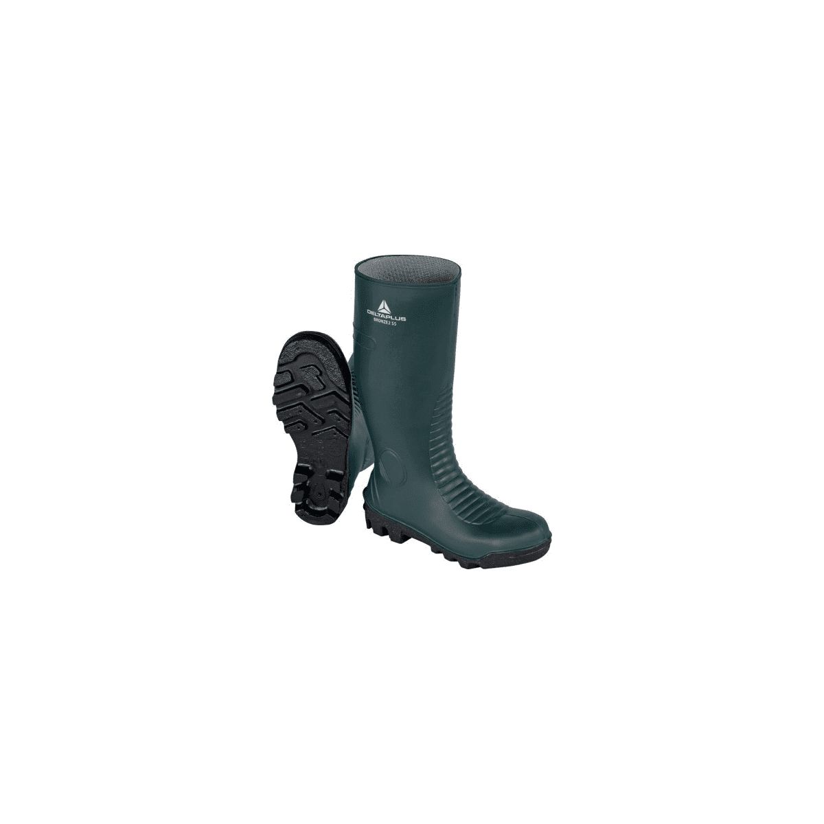 BOTTE DE SECURITE EN PVC S5 SRA Vert/Noir - DELTA PLUS - Taille 45 ...