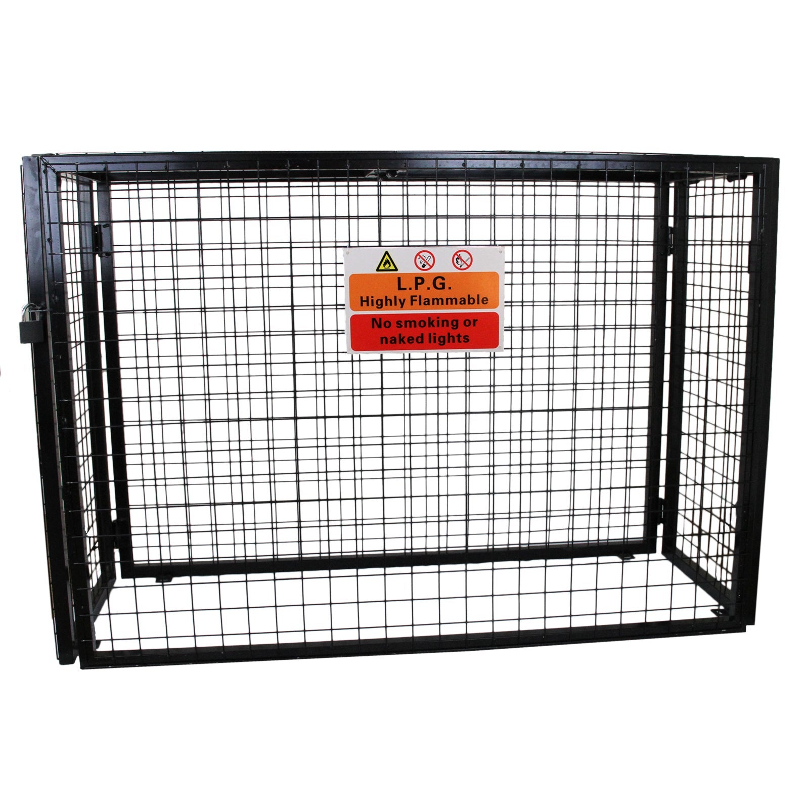 Jaula Metálica de 100cm para 4 Cilindros de Gas de 19kg Acero ...