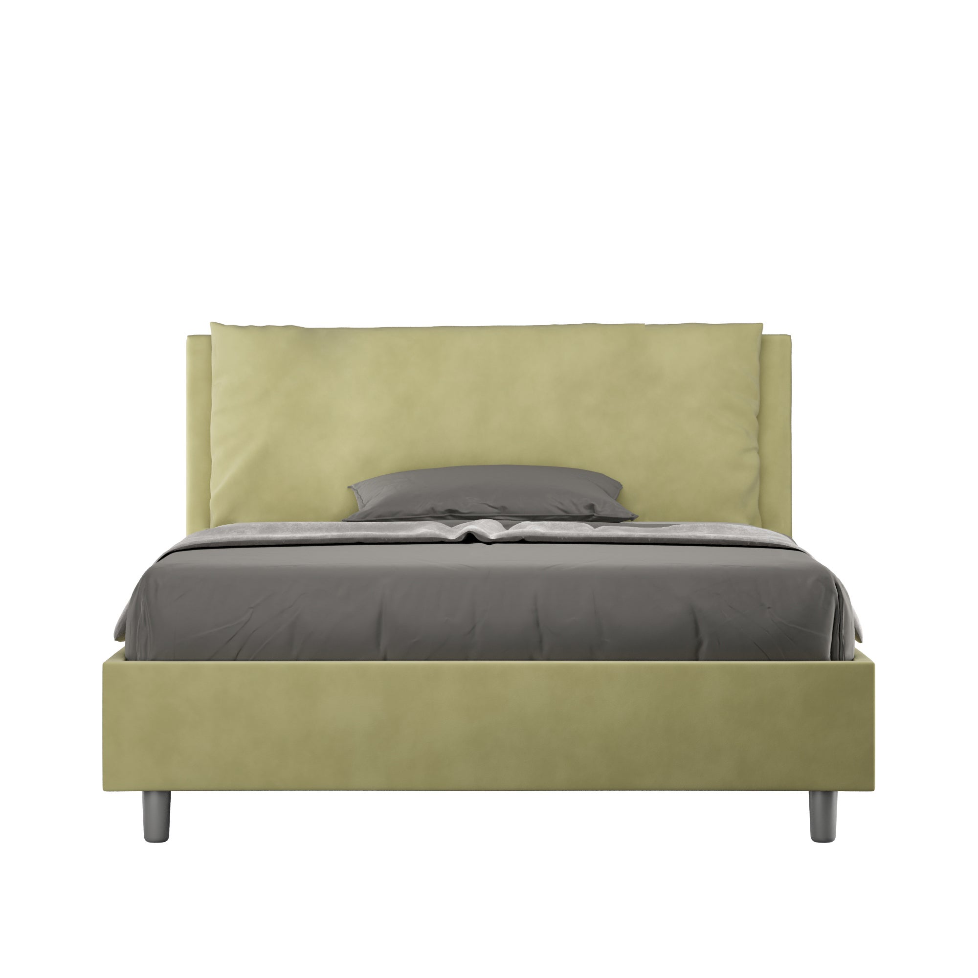 Letto alla Francese Antea 140x190 rete e contenitore tè verde | Leroy ...
