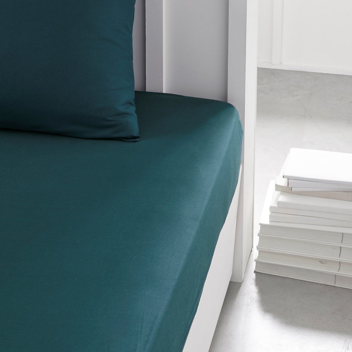Drap housse pour lit ESSENTIAL | Leroy Merlin
