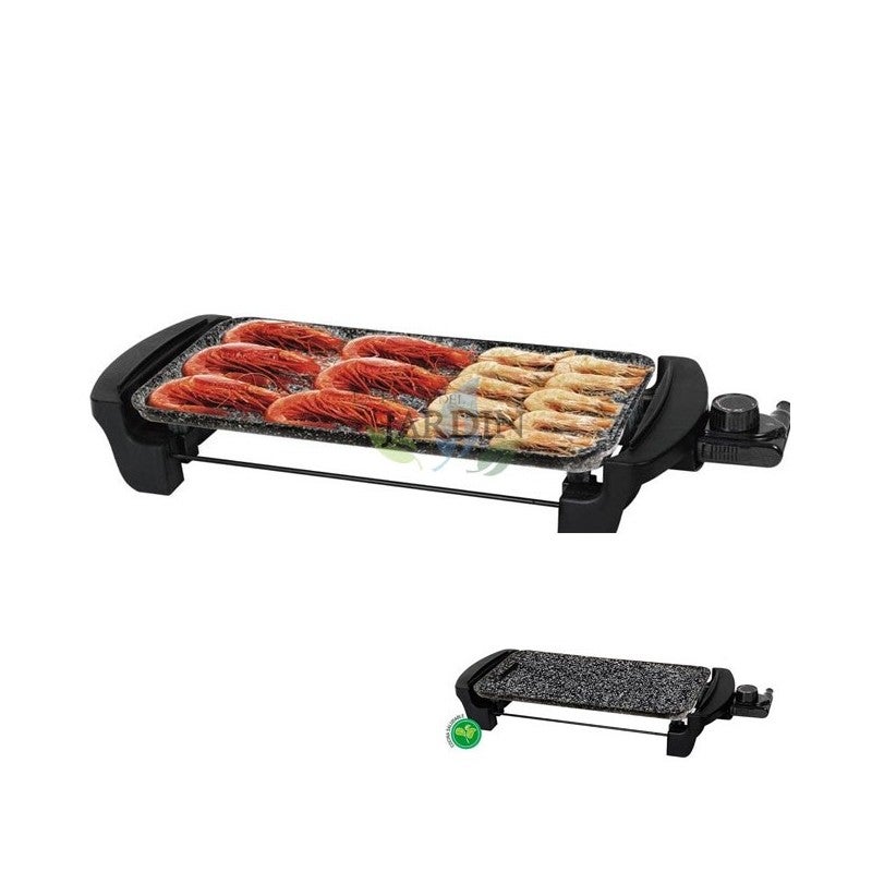 Plancha Grill eléctrica 1600W antiadherente, termostato regulable ...