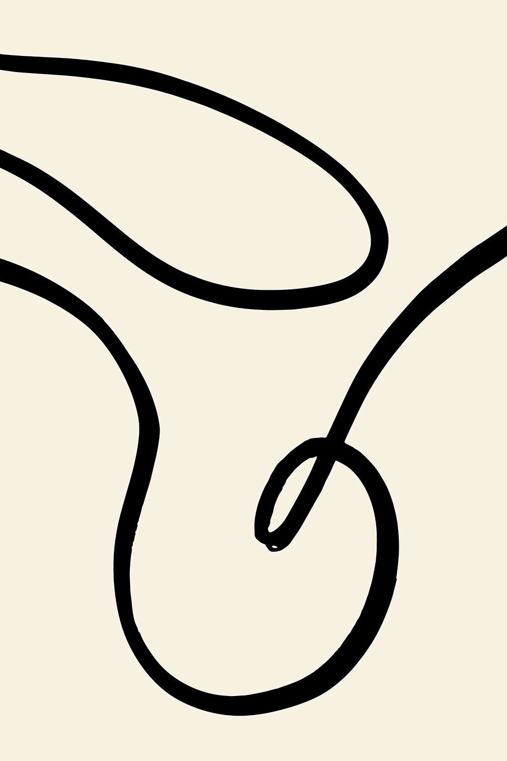 Tableau line art bold I - 40x60cm | Leroy Merlin