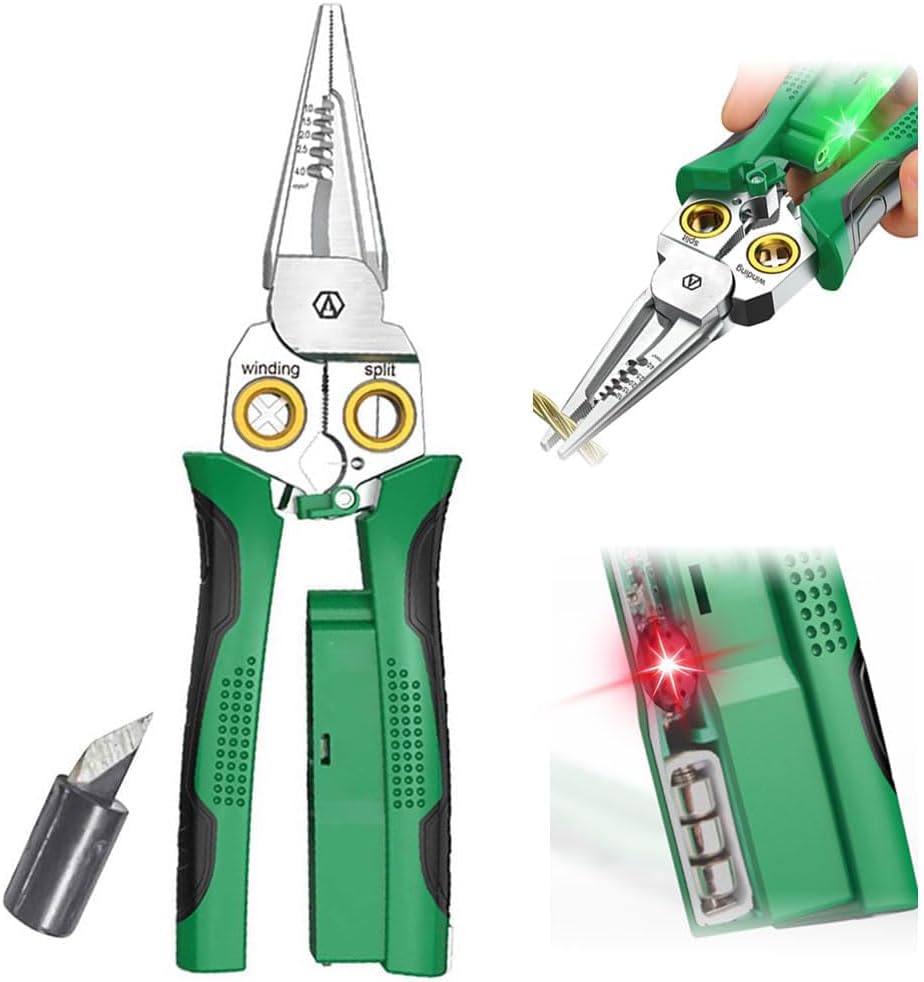 Pelacables multifunción 8 en 1, súper fácil de usar, para cortar y ...