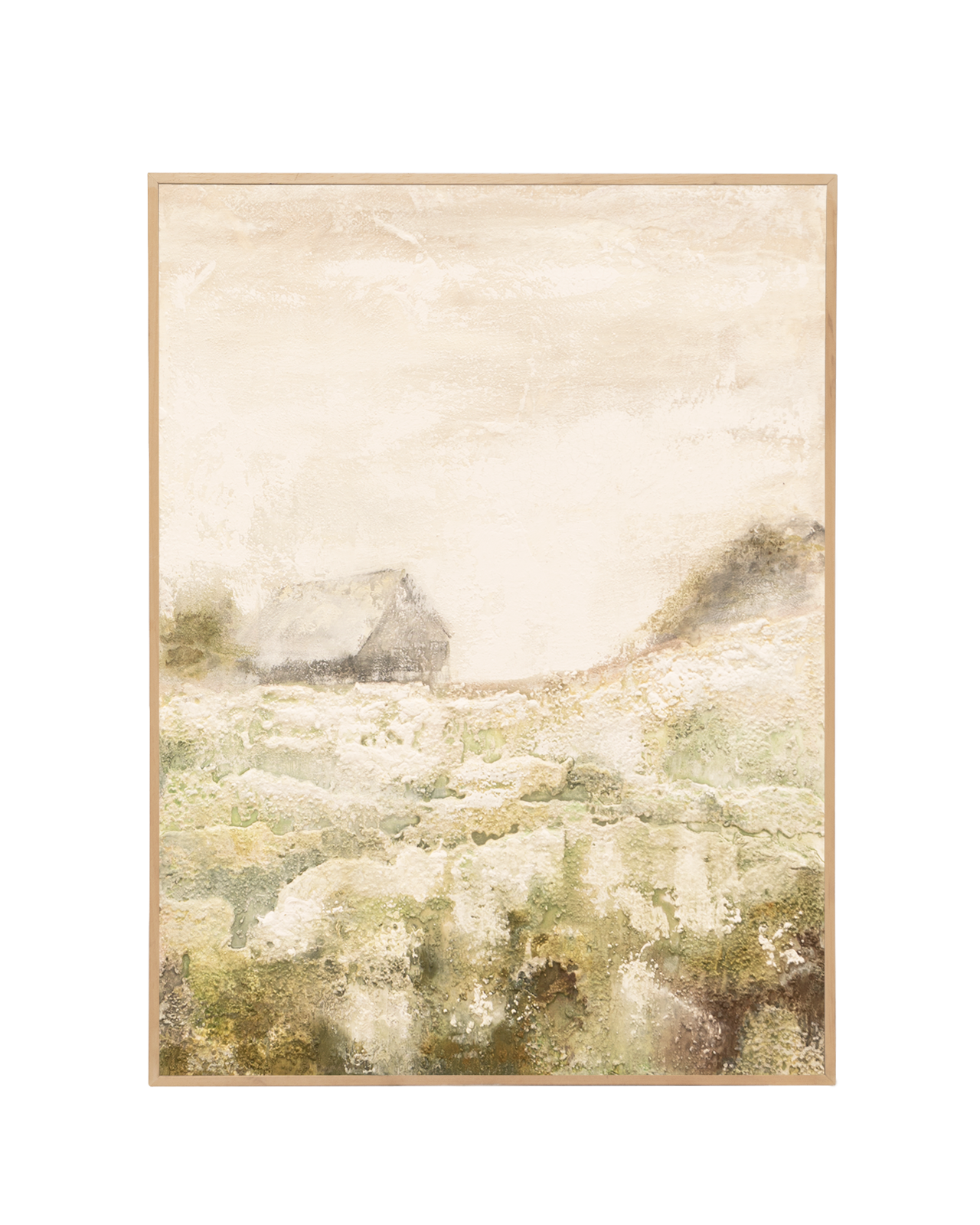 Cuadro decorativo pintado artesanalmente al oleo marco negro 60x80cm ...