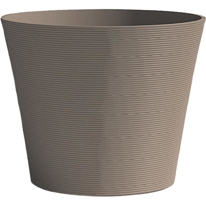 Pot de fleurs - GARDEN ID - Green Care Sense Taupe - 50 x 41 cm ...