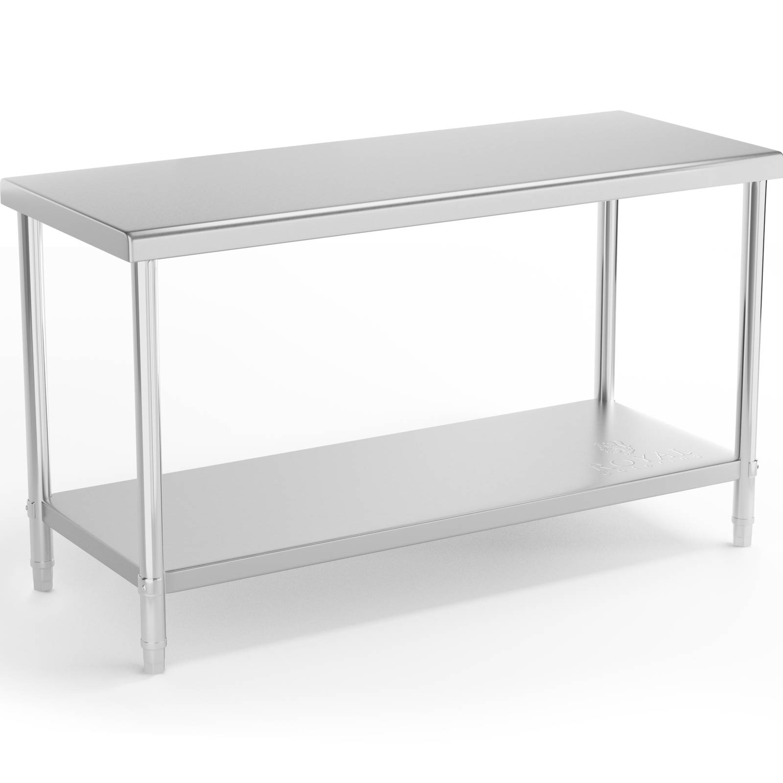Tavolo Inox Banco Da Lavoro Cucina 230kg Professionale Inossidabile 150 ...