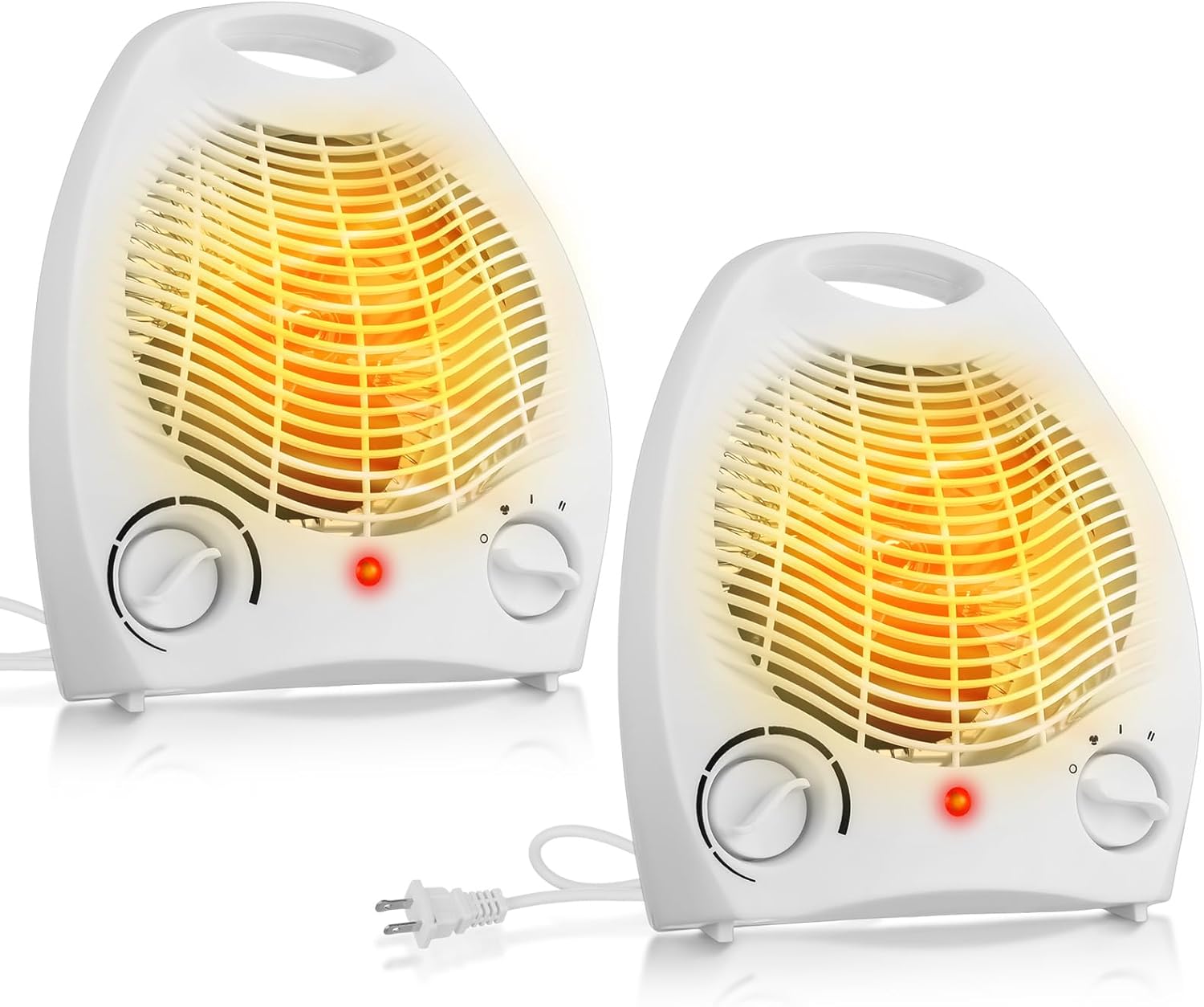 Petit radiateur d'appoint 2 pièces, radiateur soufflant portable ...