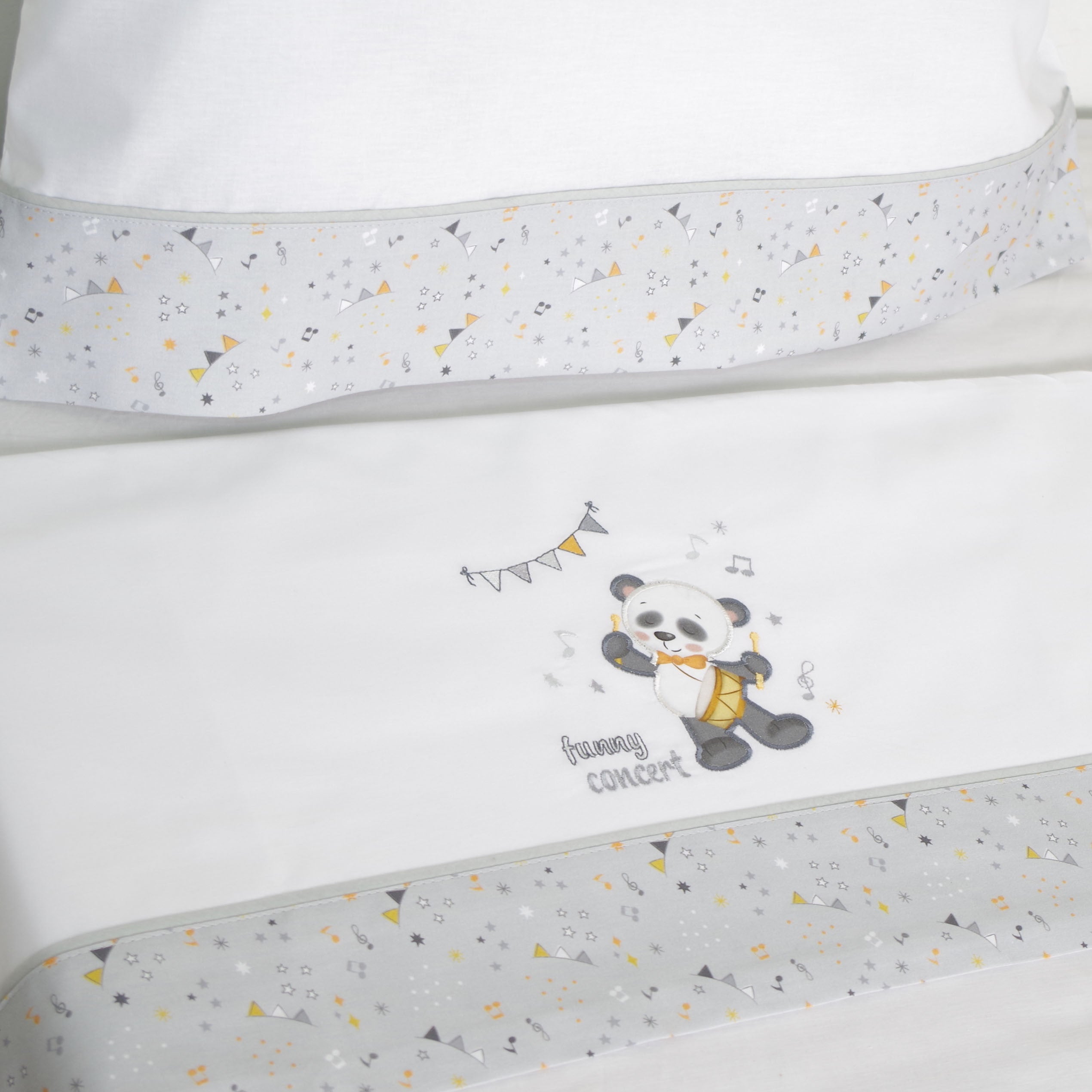 Juegos de Sábanas Cuna 60x120 - Color Gris / plata | Leroy Merlin